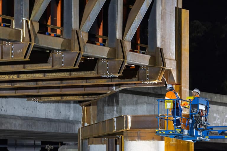 Massive girders installed on Botany Rail Duplication - ABHR