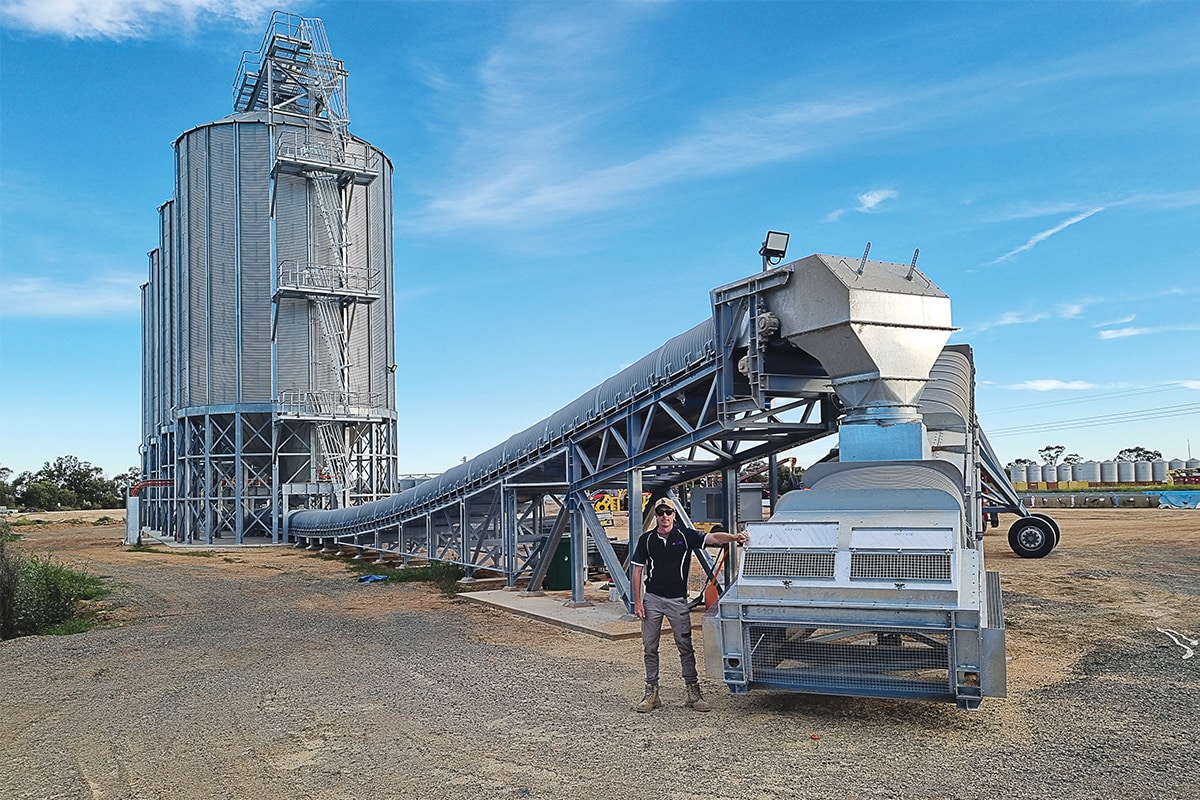 Allied Grain Systems' tough belt trough conveyors - Australian Bulk ...